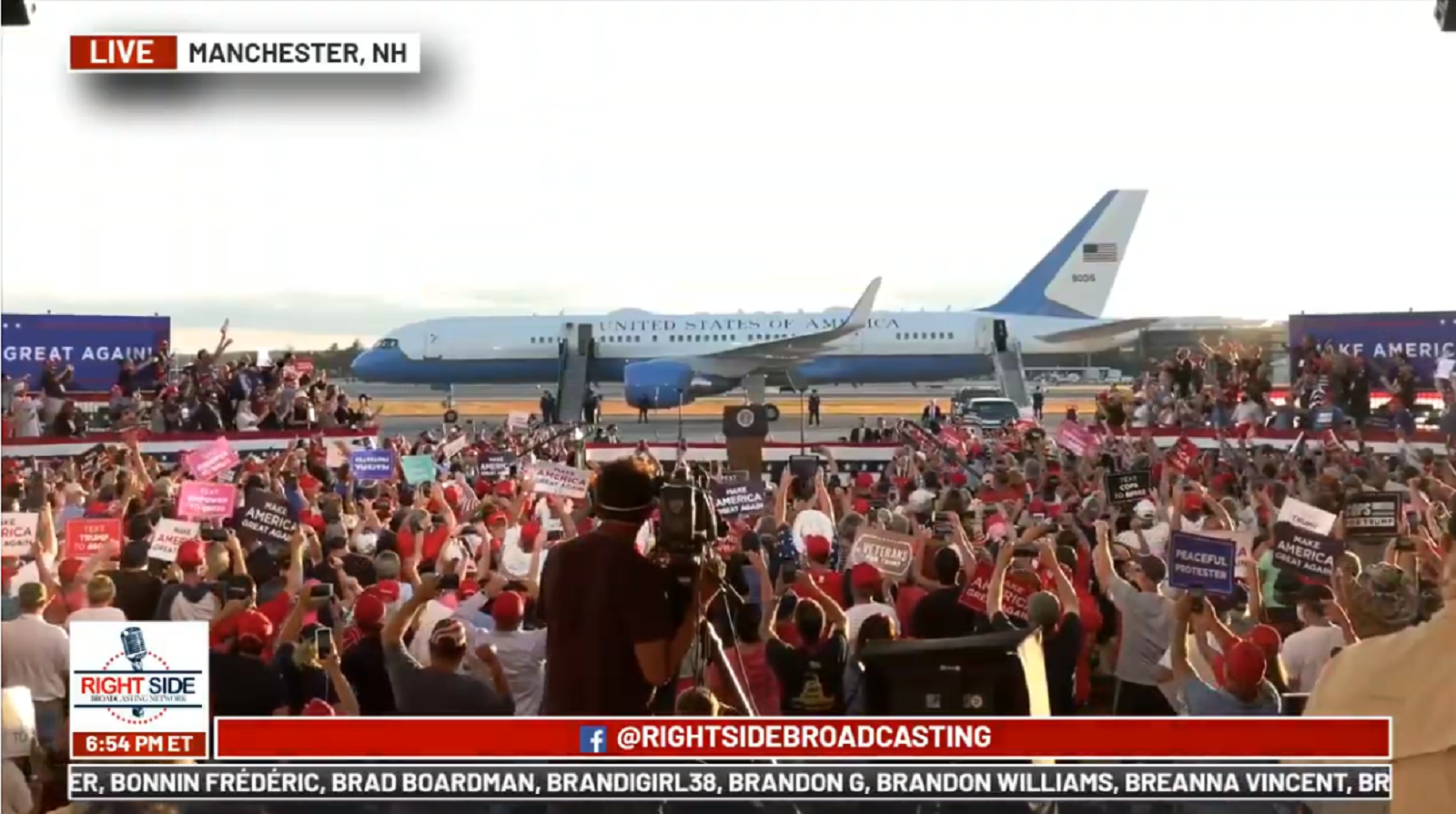 Live: President Trump Rallies In New Hampshire | Sparta Report